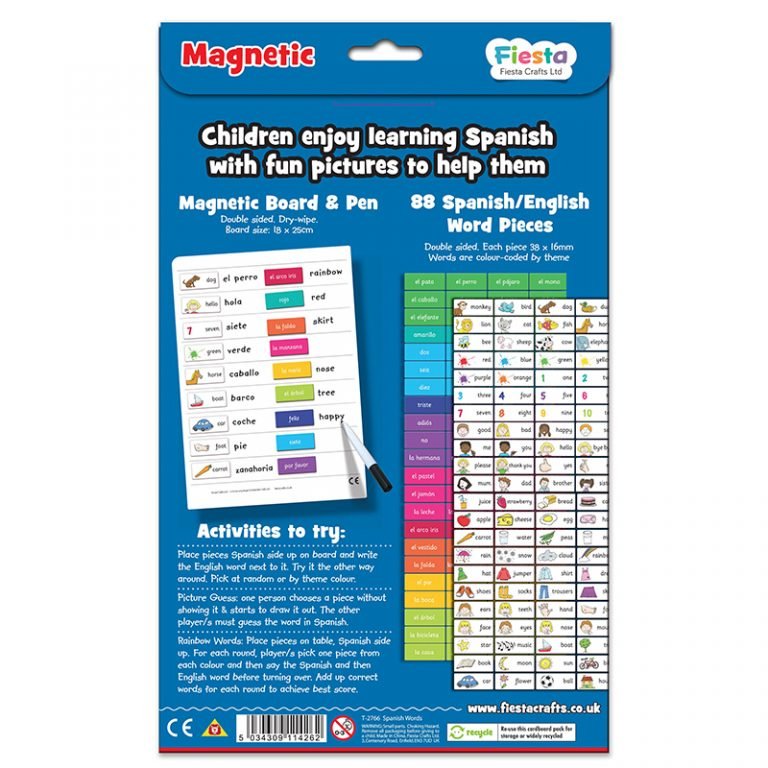 Magnetic Spanish Words - Lola's Rooms